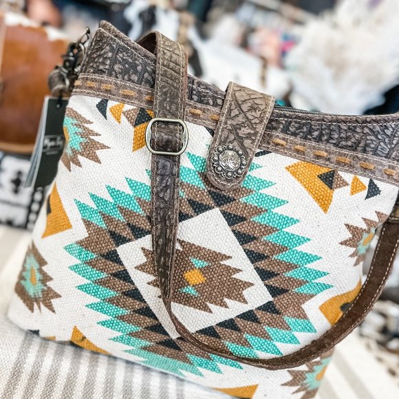 Myra Bag | Bags | Nwt Myra Bag Way Out West Turquoise Mustard Aztec ...